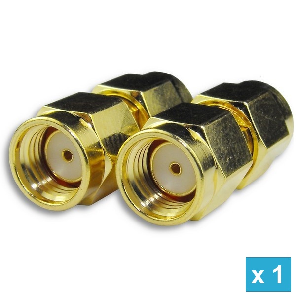 Aerial.net :: RP-SMA Plug to RP-SMA Plug adapter