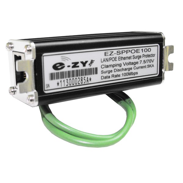 Aerial.net :: EZ-SPPOE100 Ethernet Surge Protector
