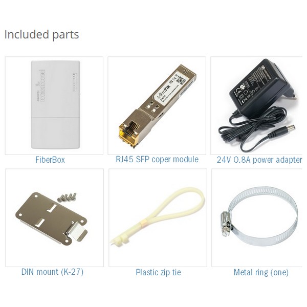 Aerial.net :: MikroTik CRS105-5S-FB, FiberBox, 5x SFP, ROS L5