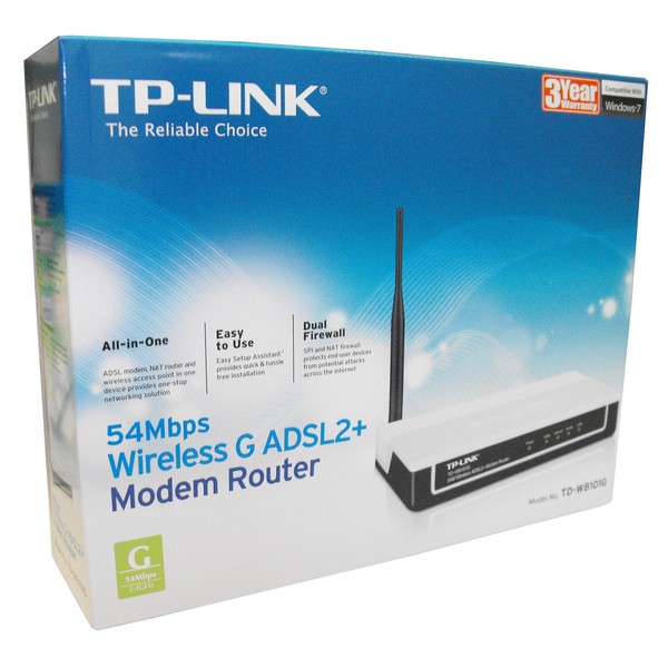 Aerial.net :: ADSL2+ 54M Wireless Router 802.11b/g/n, 1 LAN port, Annex ...