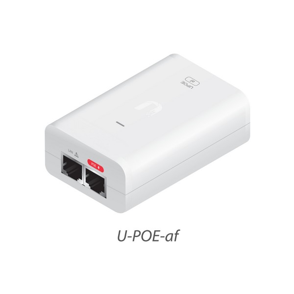 Aerial.net :: UBNT U-POE-af - Gigabit 802.3af PoE Injector, 48V/0.5A ...