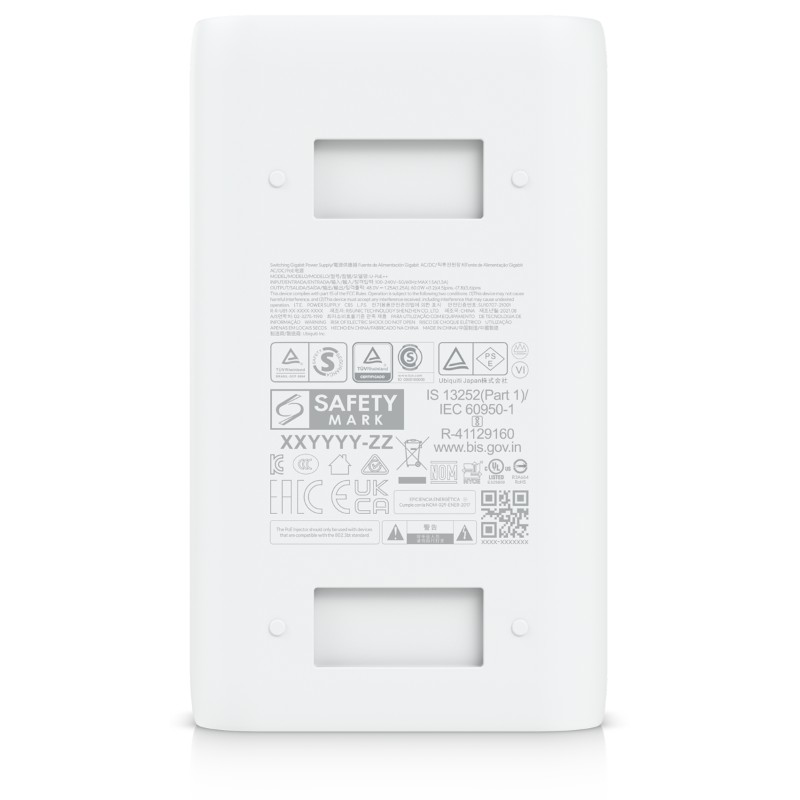 Aerial.net :: Ubiquiti U-POE++ - Gigabit PoE Injector, 48V 60W - White